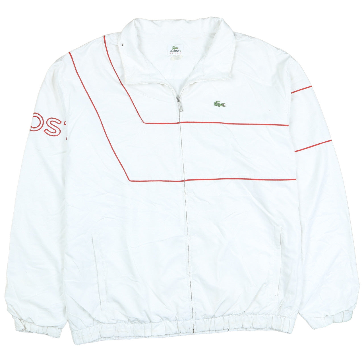 Lacoste 90's Lightweight Full Zip Up Windbreaker XXLarge (missing sizi – Vintage Club UK