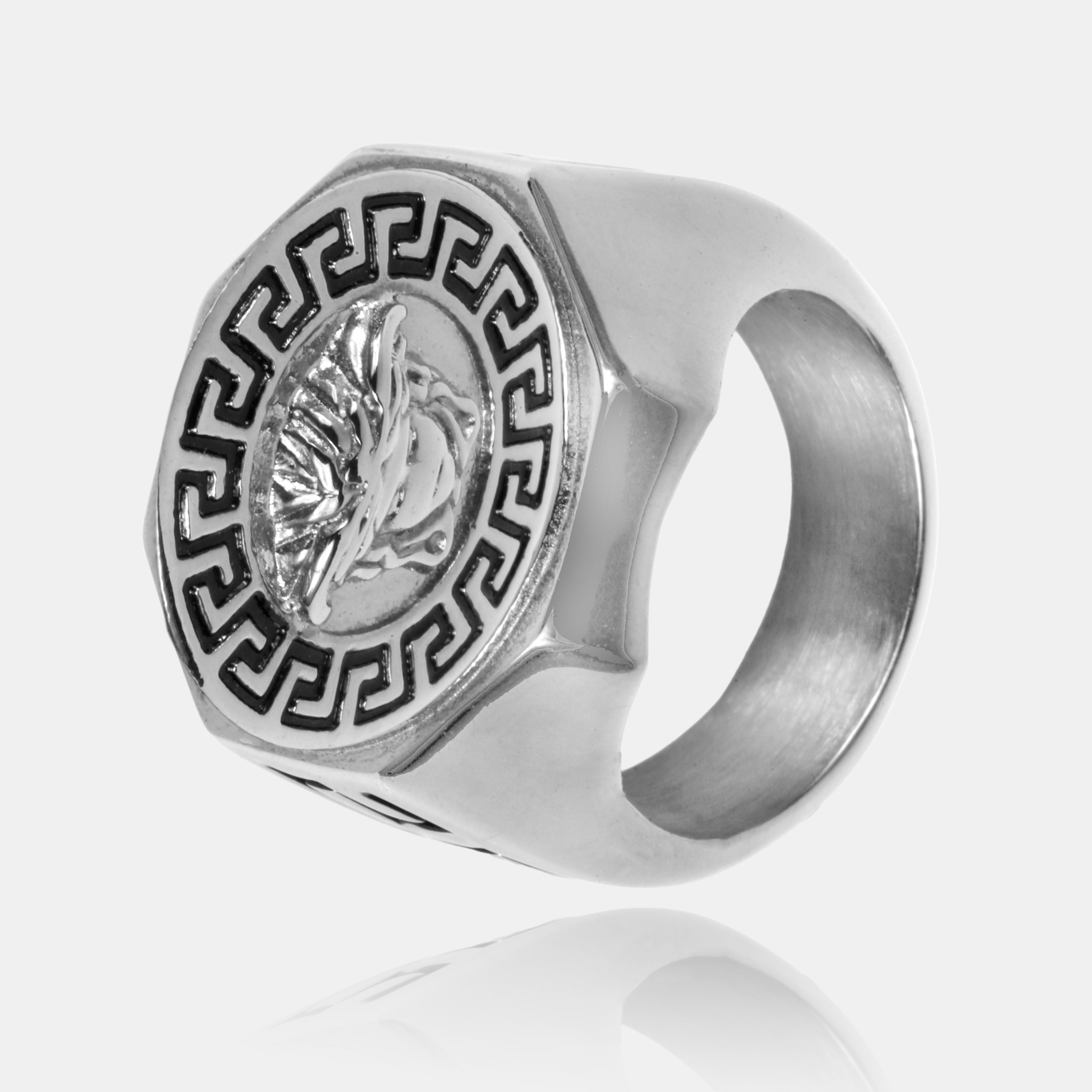 Ancient Greek Signet Silver Ring – Vintage Club UK