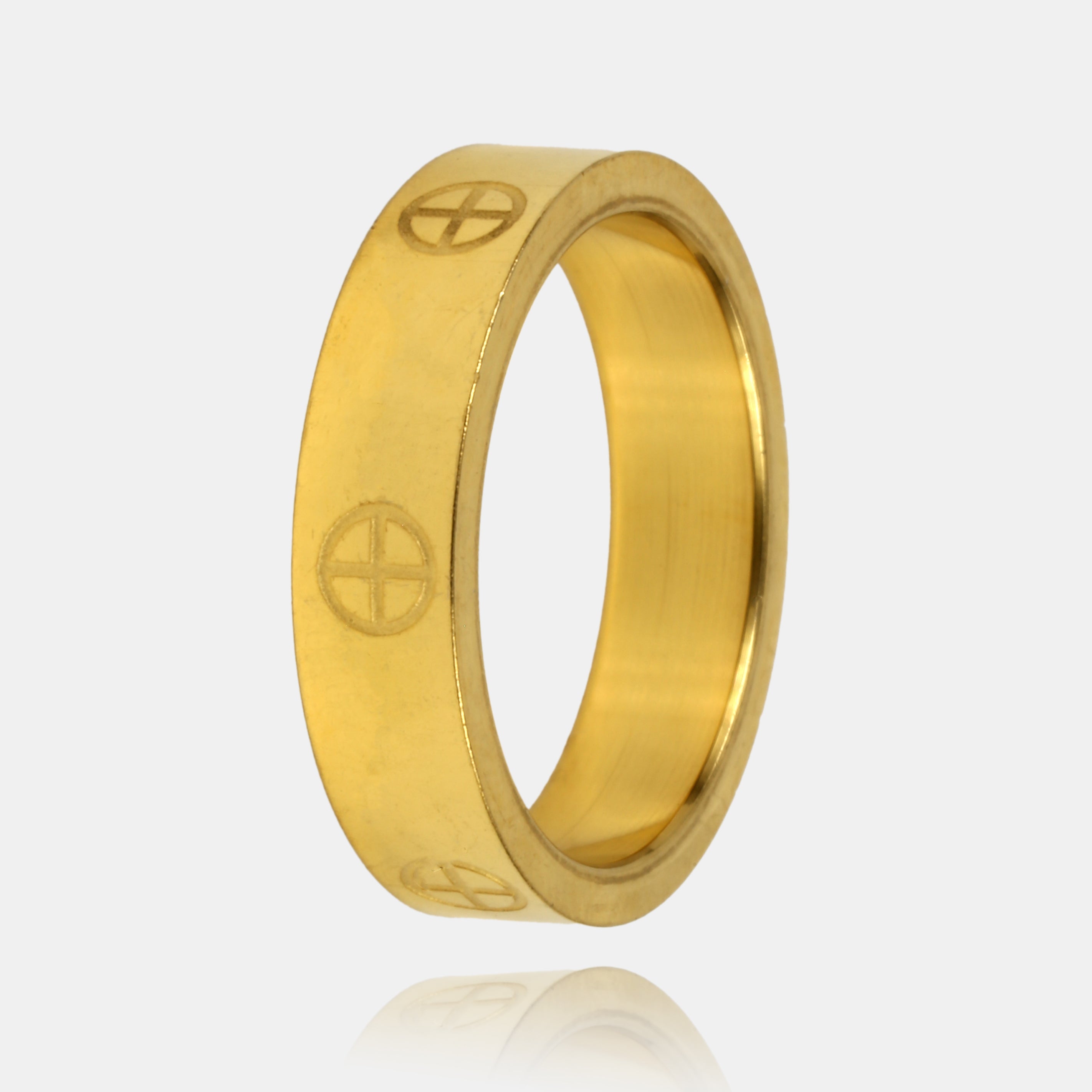 Simple Cross Ring – Vintage Club UK