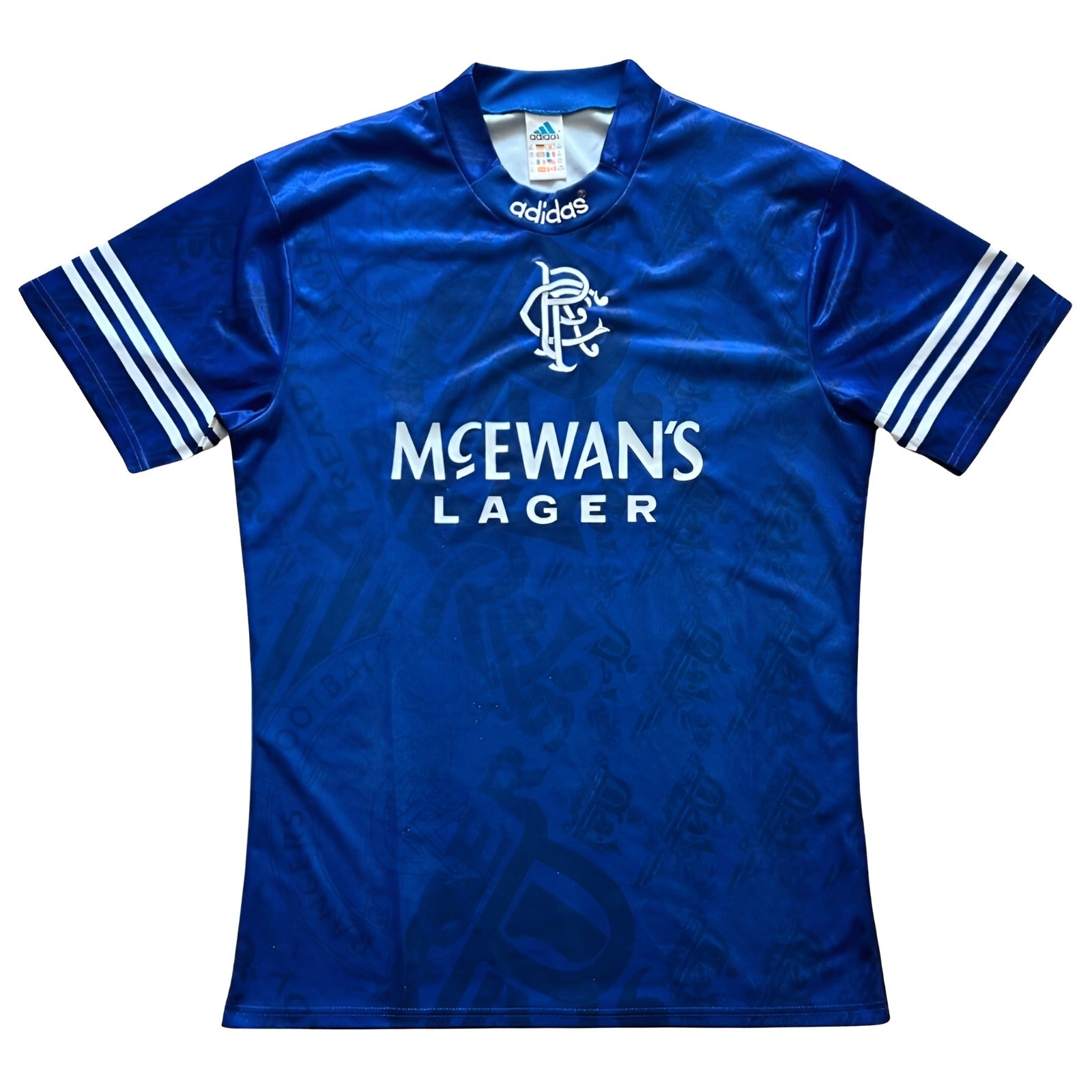 Retro Rangers Home Shirt 1994/1996 Football Shirt – Vintage Club UK